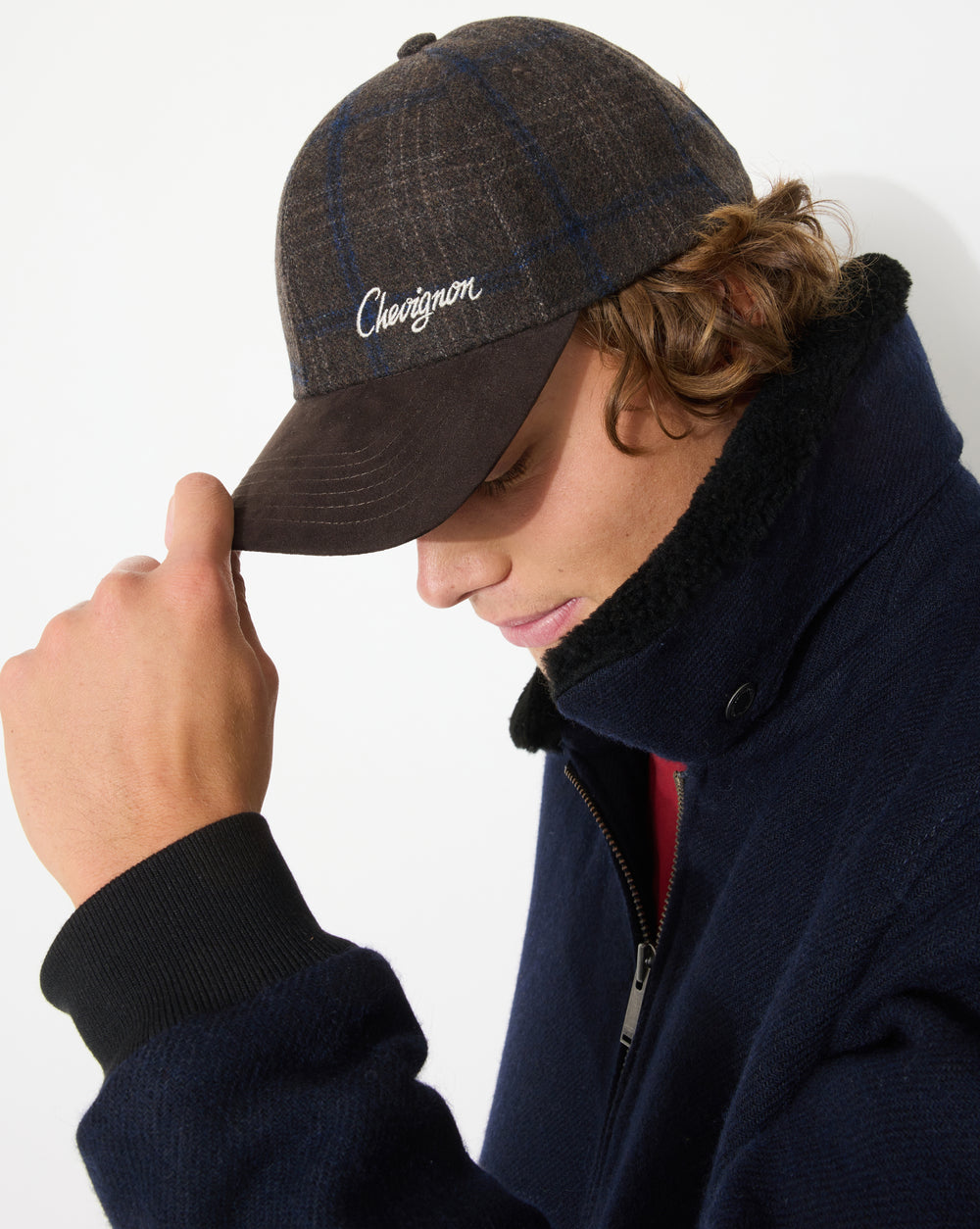 CASQUETTE CHECKS CAP MARRON - Chevignon